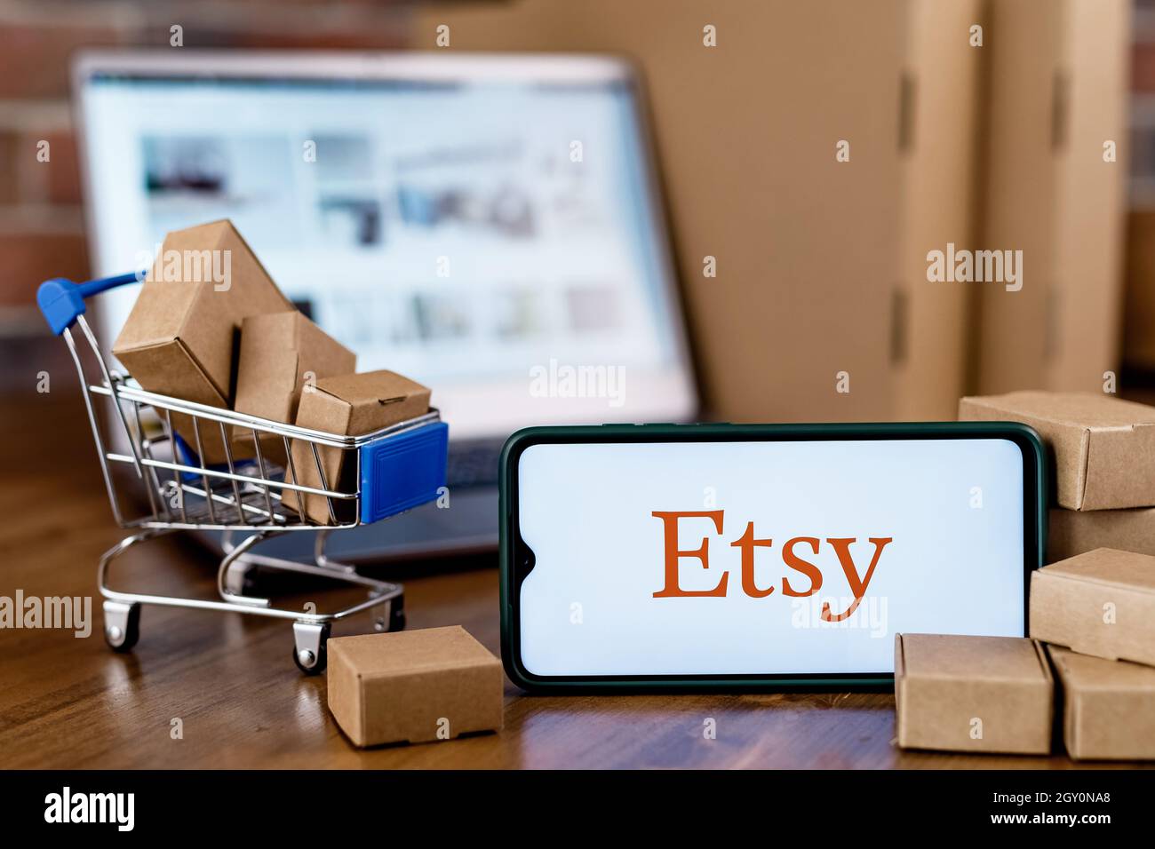 Etsy craft hi-res stock photography and images - Alamy