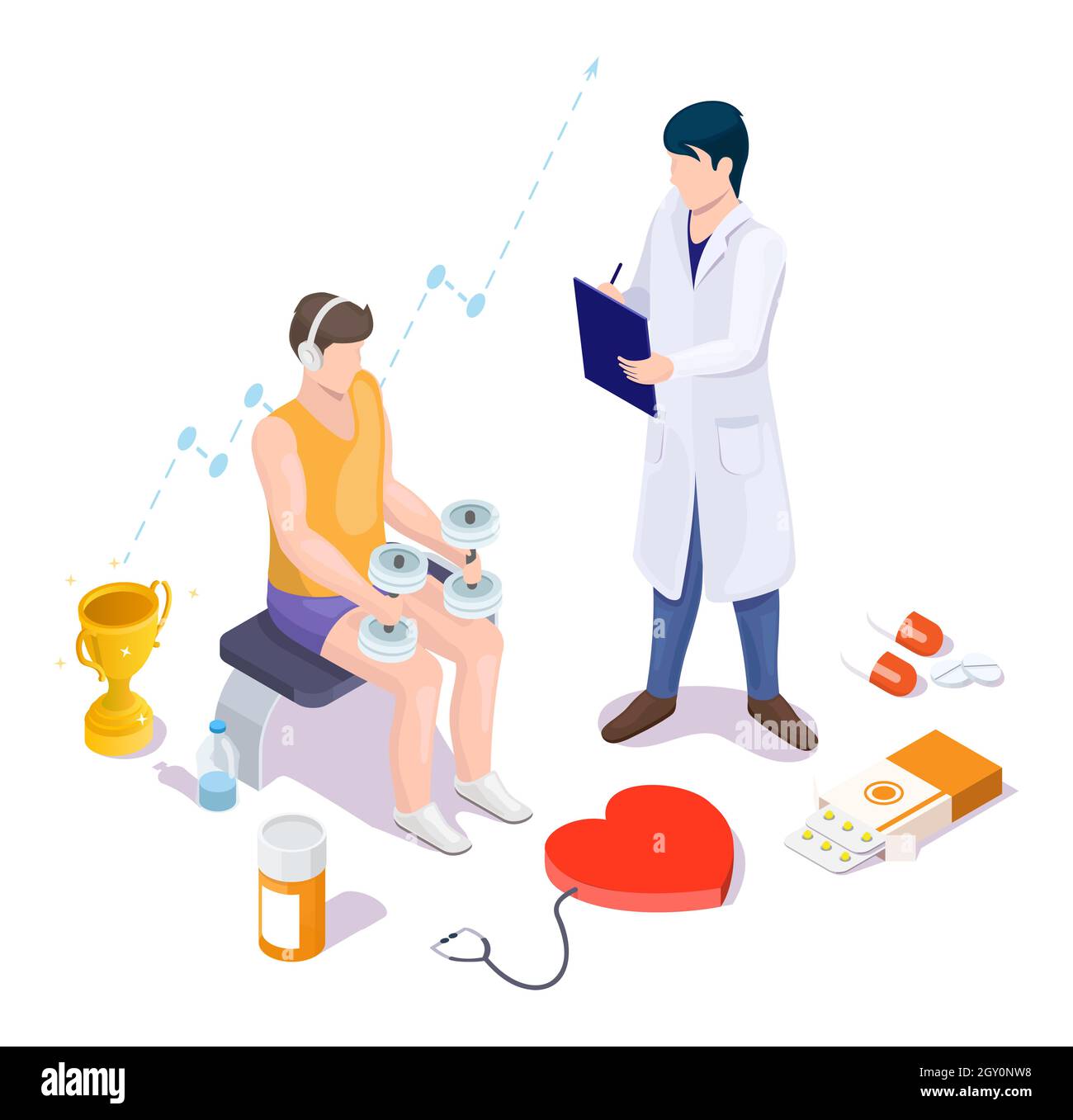 Exercise prescribing Stock Vector Images - Alamy