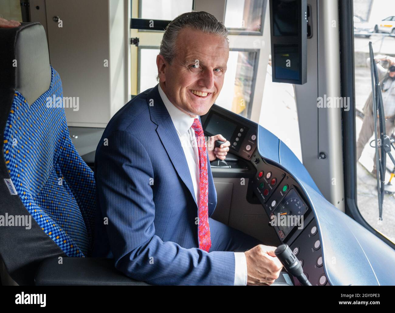 Stuttgart, Germany. 06th Oct, 2021. Stuttgart's Lord Mayor Frank Nopper ...