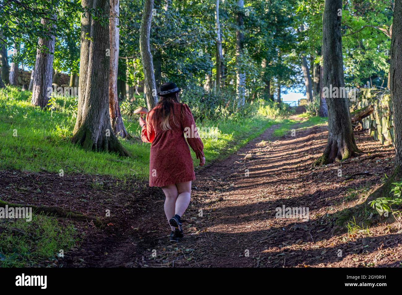 Girl walk through path in hi-res stock photography and images - Alamy