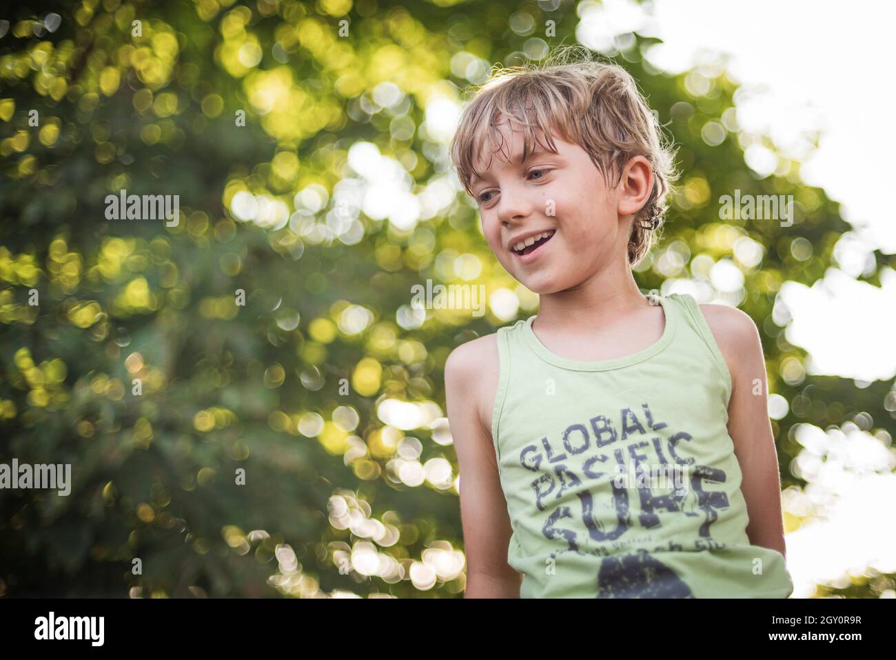 Nine years old boy hi-res stock photography and images - Alamy