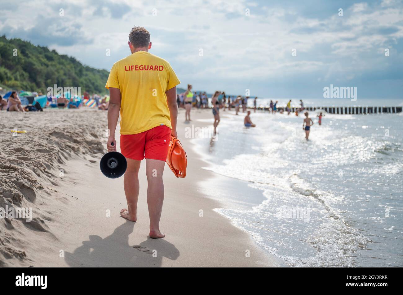 Beach lifeguard patrols hi-res stock photography and images - Alamy