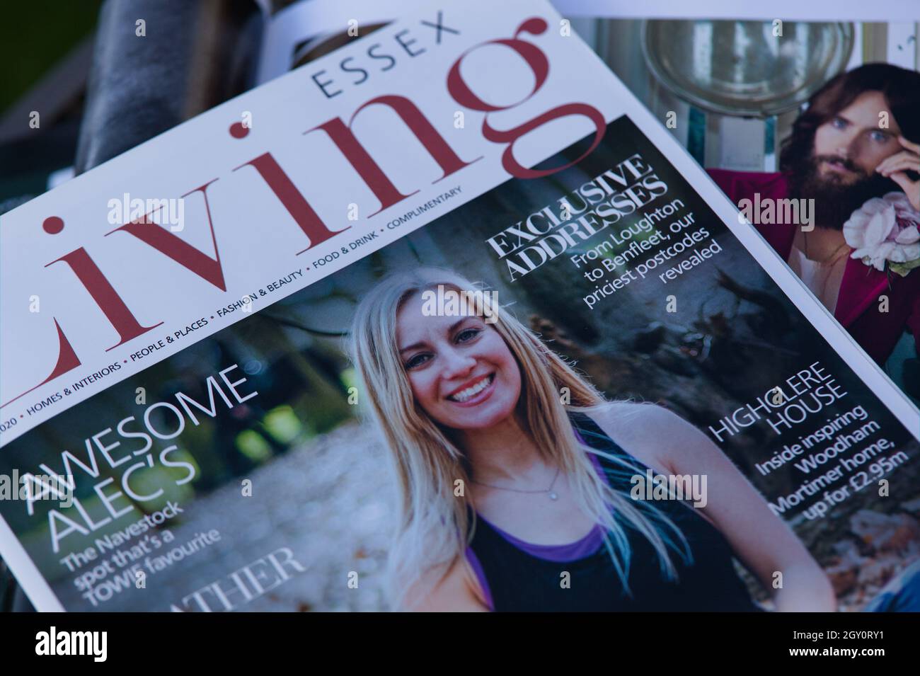 Stack of Magazines Stock Photo - Alamy