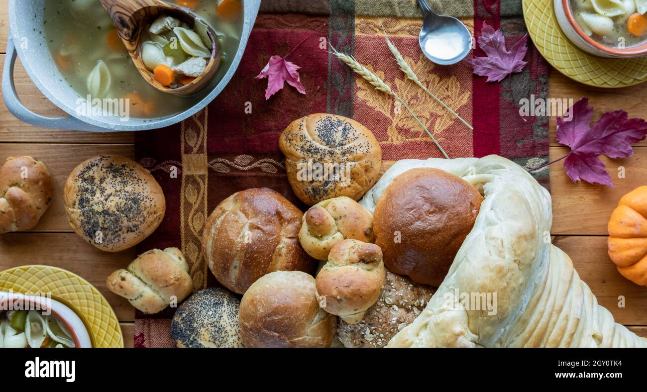 Overflowing cornucopia hi-res stock photography and images - Alamy