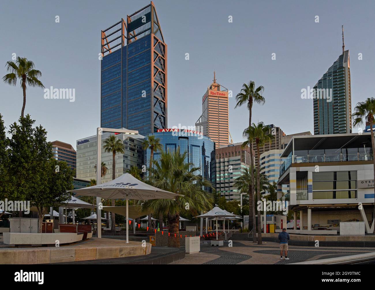 Western Australia, Perth, The Elizabeth Quay, Perth's waterfront ...