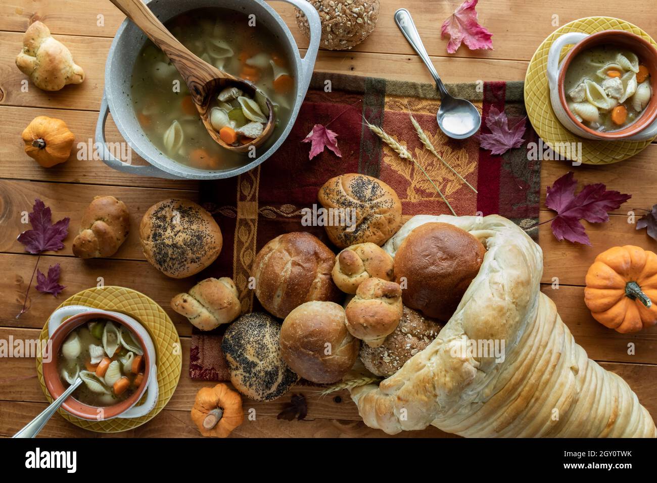 Overflowing cornucopia hi-res stock photography and images - Alamy