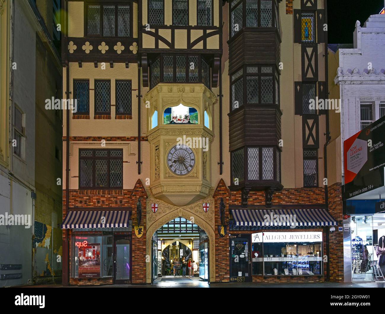 Western Australia, Perth. London Court is a shopping arcade located in ...