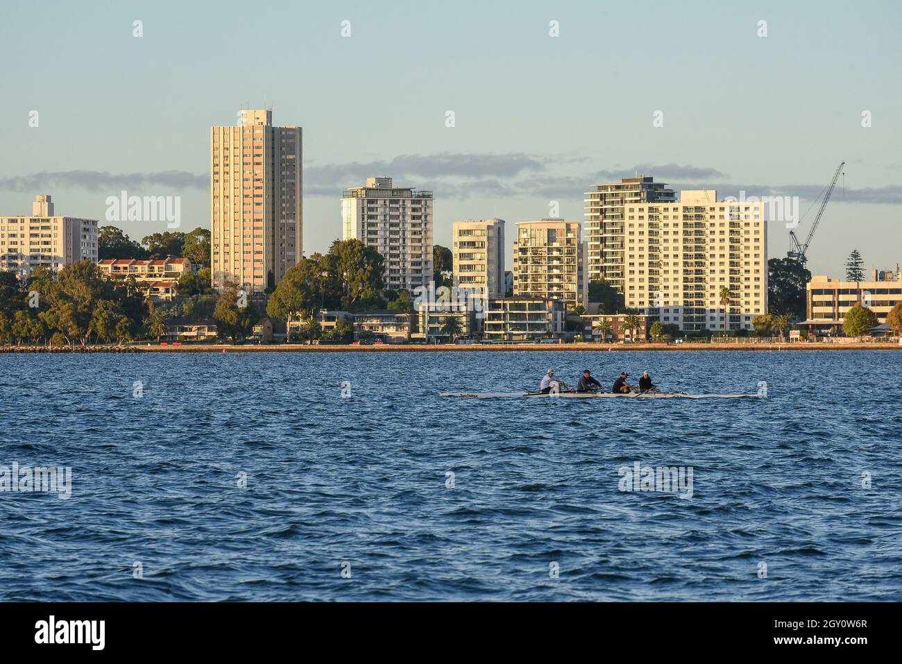 Western Australia, Perth. The Swan River is a river in the south west ...