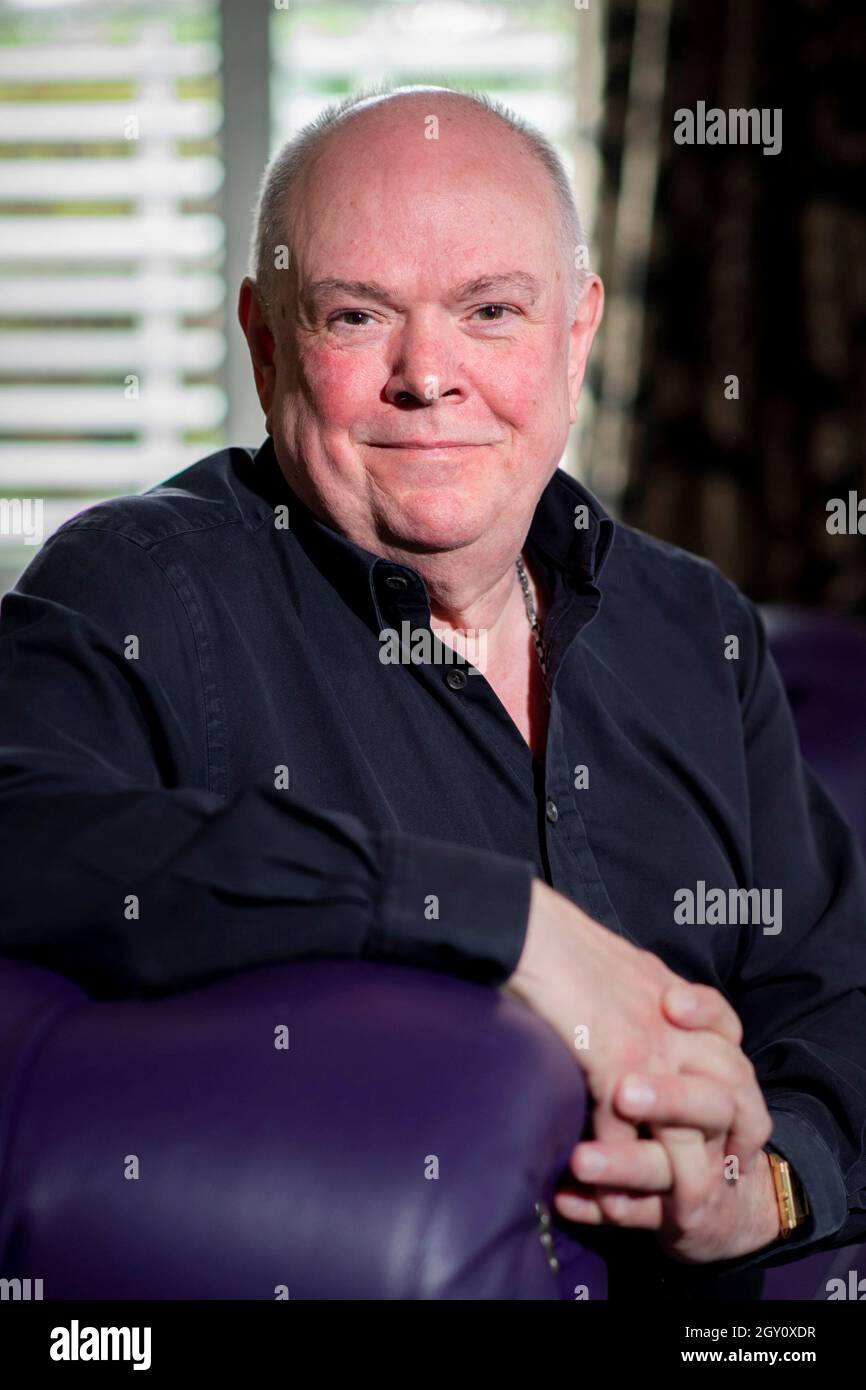 Sir Bernard Gray poses for a portrait at home in Bowden, UK Stock Photo ...