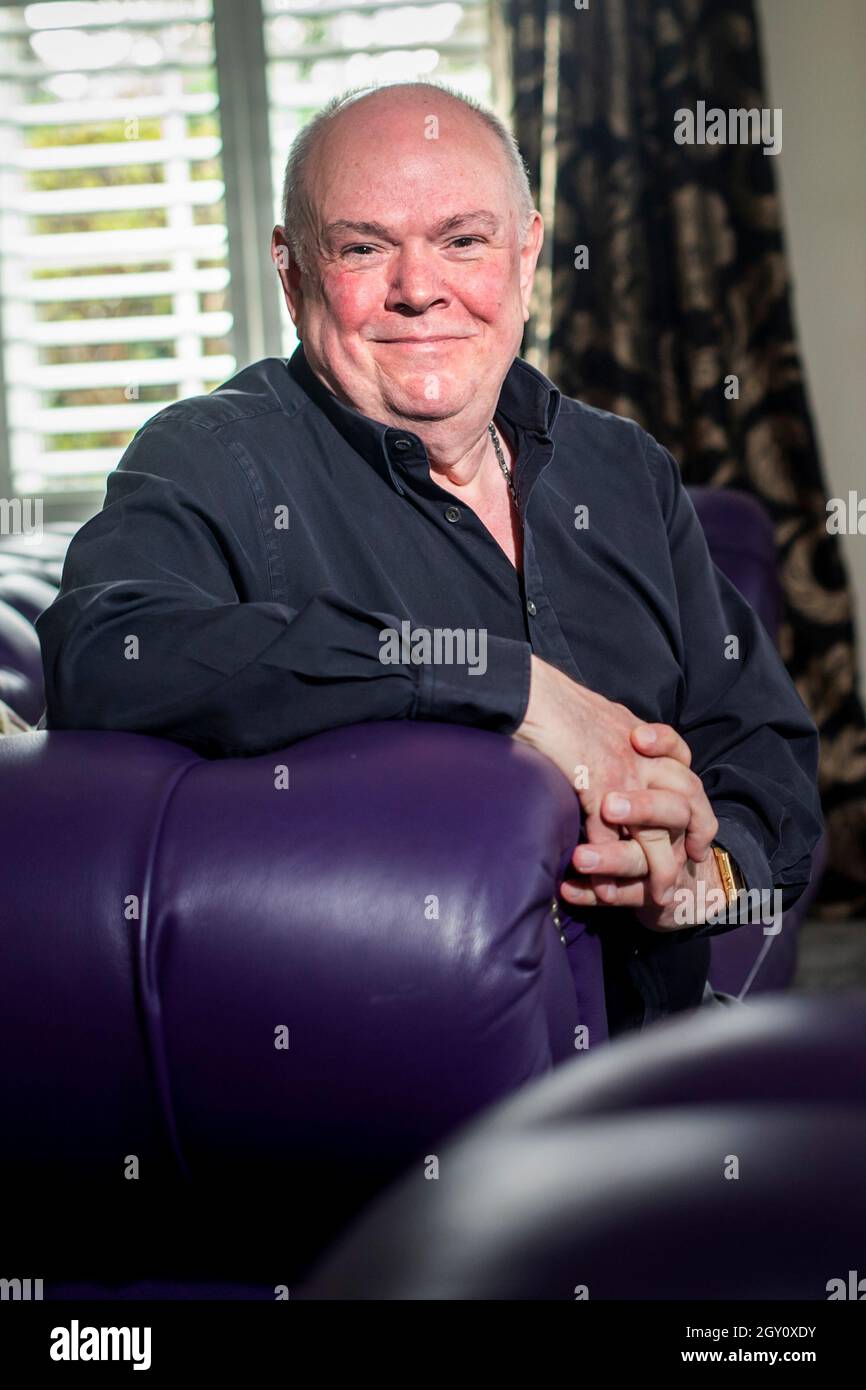 Sir Bernard Gray poses for a portrait at home in Bowden, UK Stock Photo ...