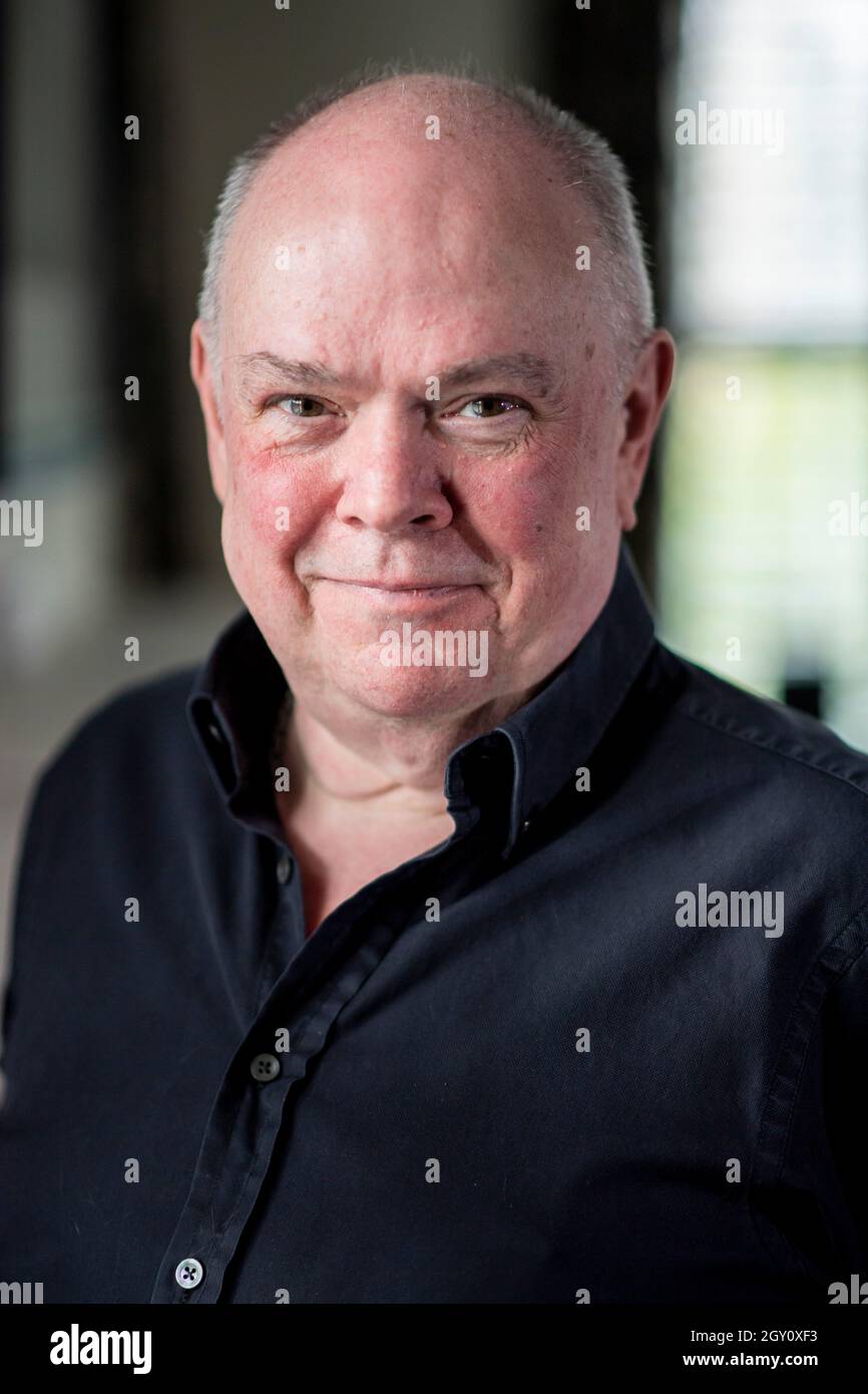 Sir Bernard Gray poses for a portrait at home in Bowden, UK Stock Photo ...