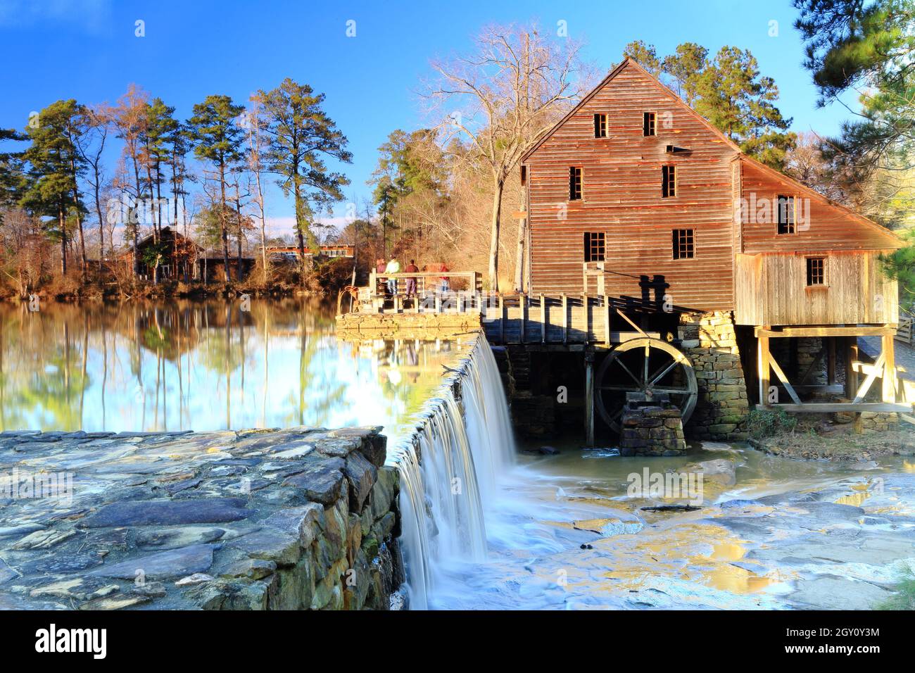 Historic yates mill of north carolina hi-res stock photography and ...