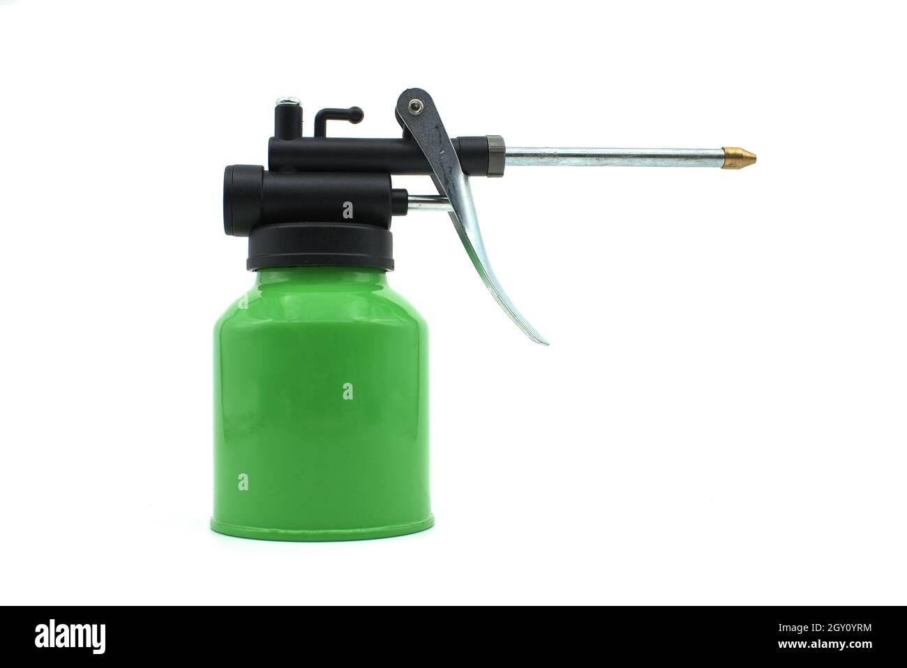 Oil pot grease spray gun high pressure hand oiler pump machine over a ...