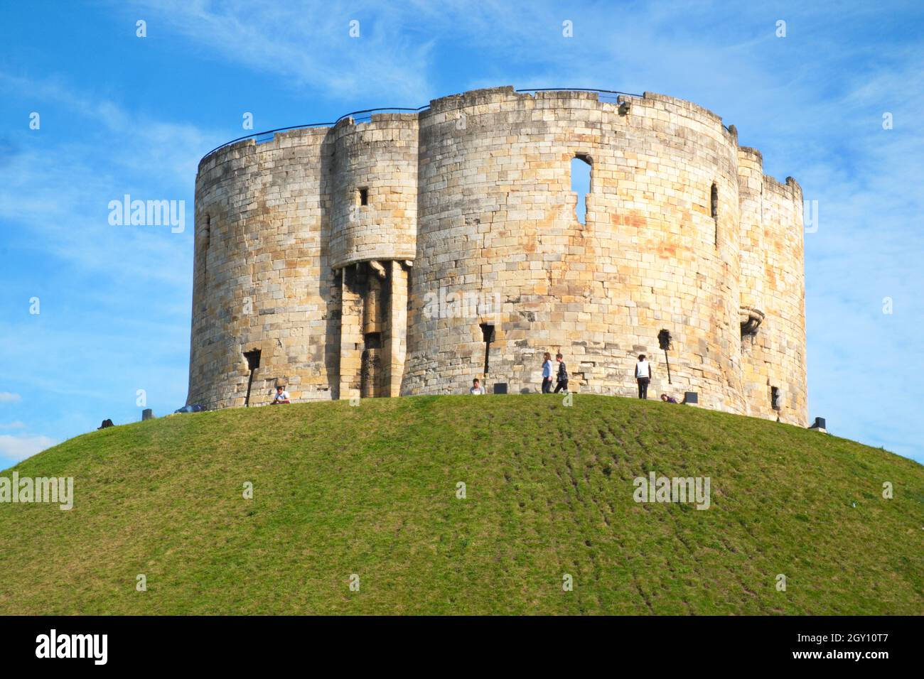 Medieval castle of the city of York, United Kingdom Stock Photo - Alamy