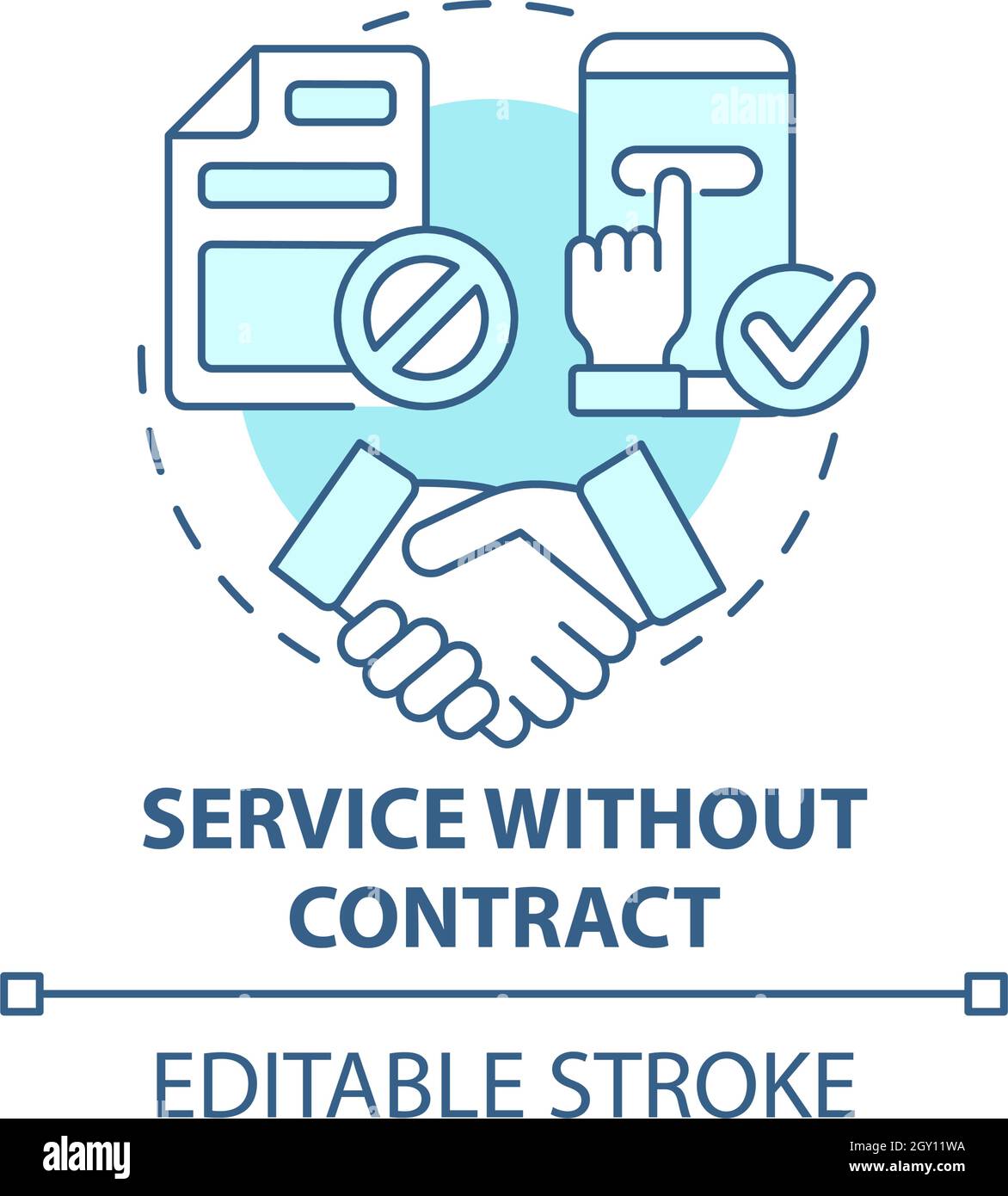 No contract service hi-res stock photography and images - Alamy