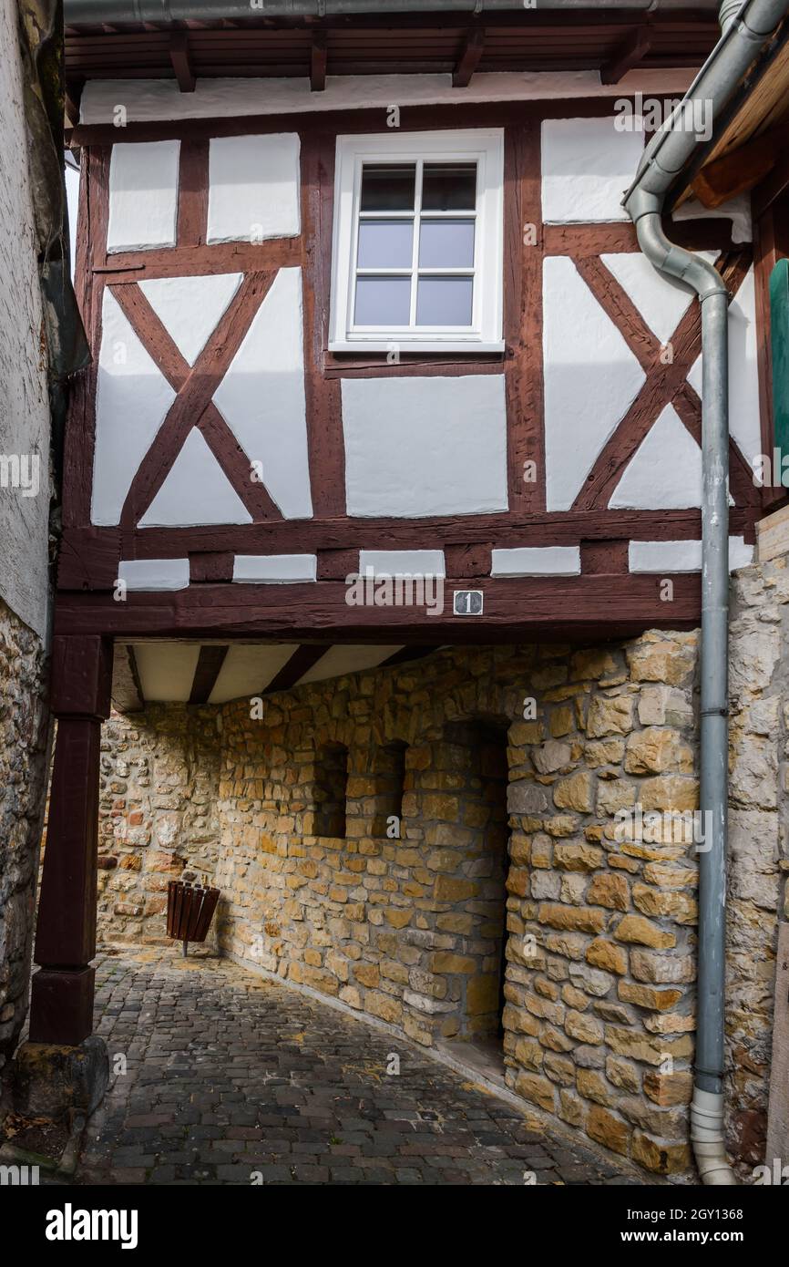 Old town of Freinsheim, Rhineland-Palatinate, Germany Stock Photo - Alamy