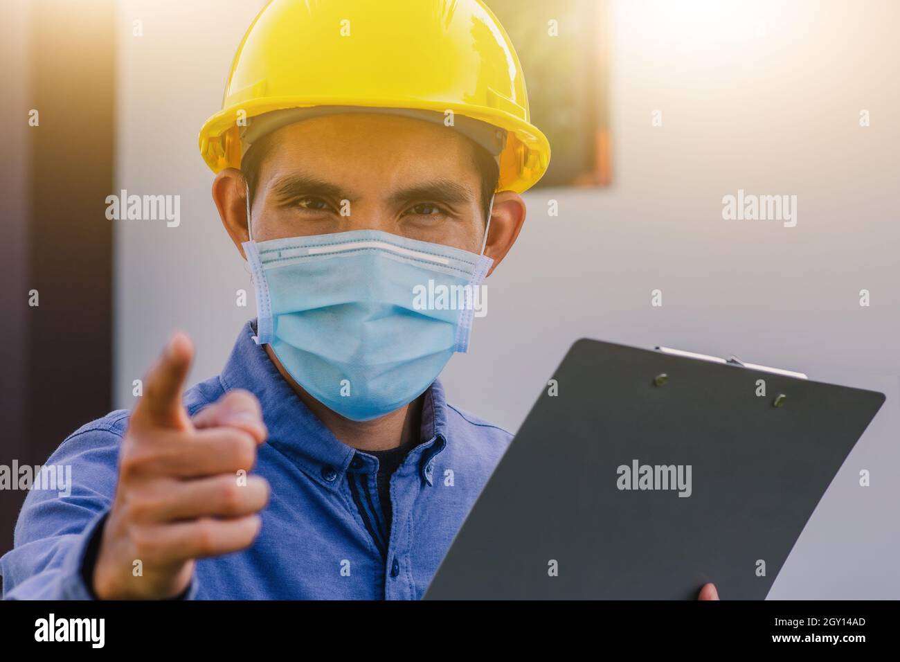 Architecture Engineer engineering inspection on site building ...