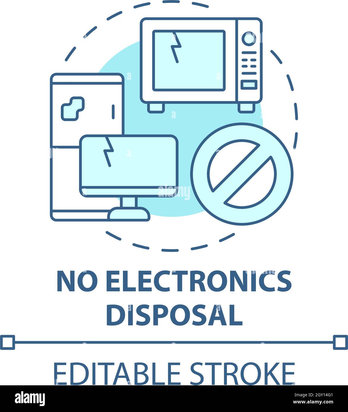 No Electronics Clipart