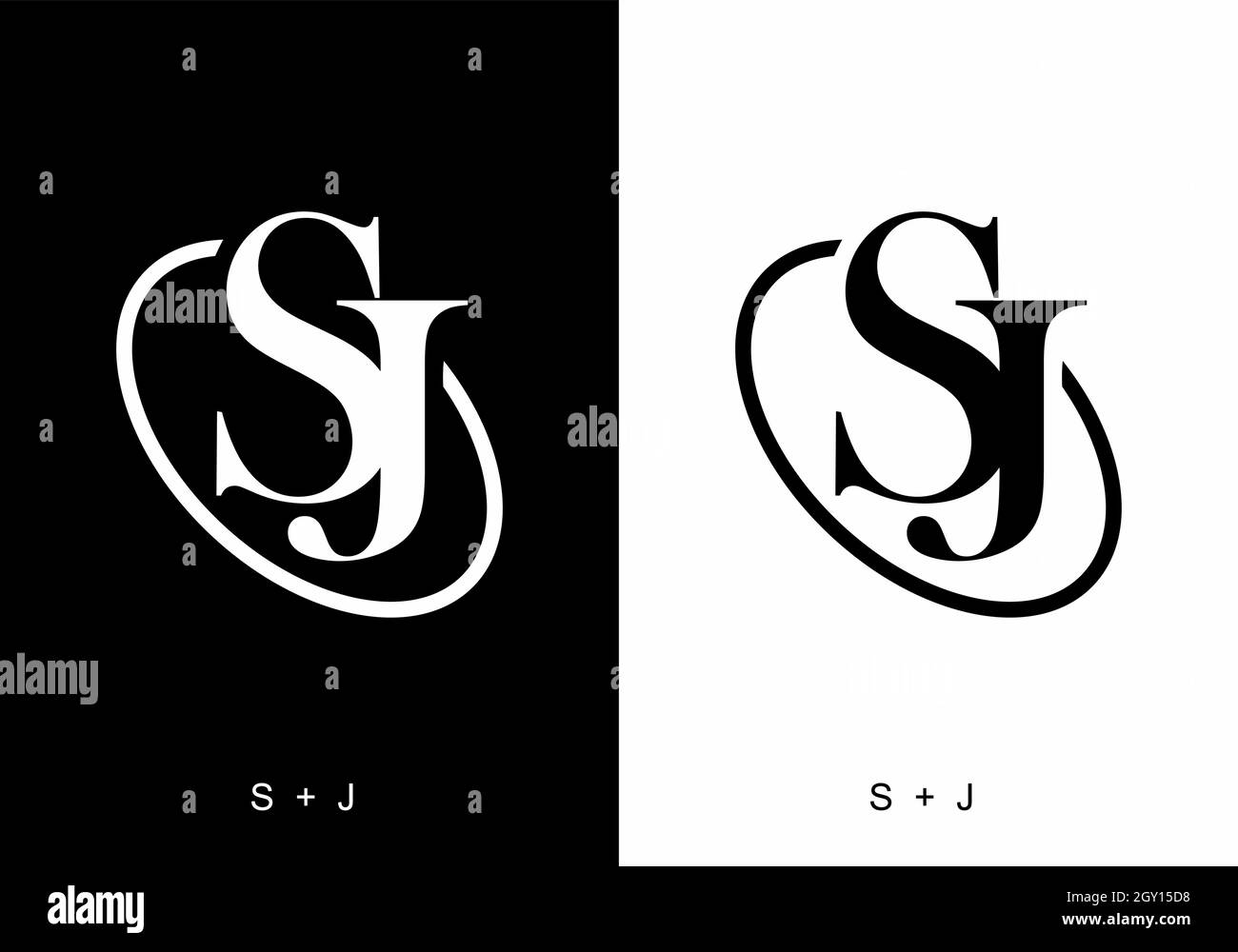 Sj initial hi-res stock photography and images - Alamy