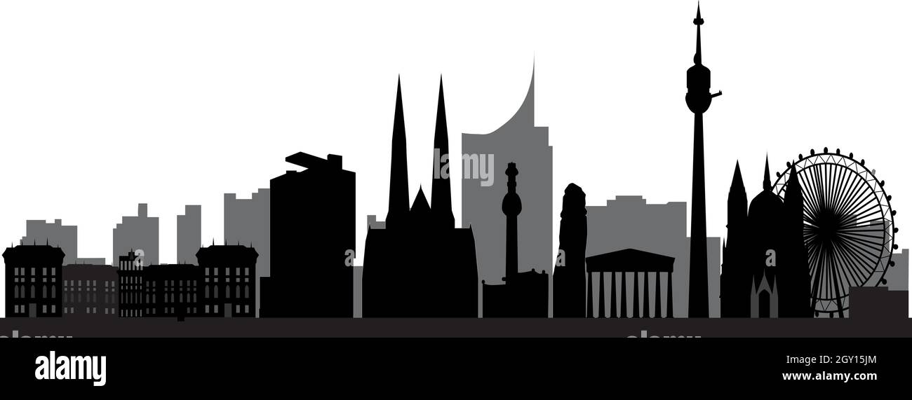 Aerial castle panorama Stock Vector Images - Alamy