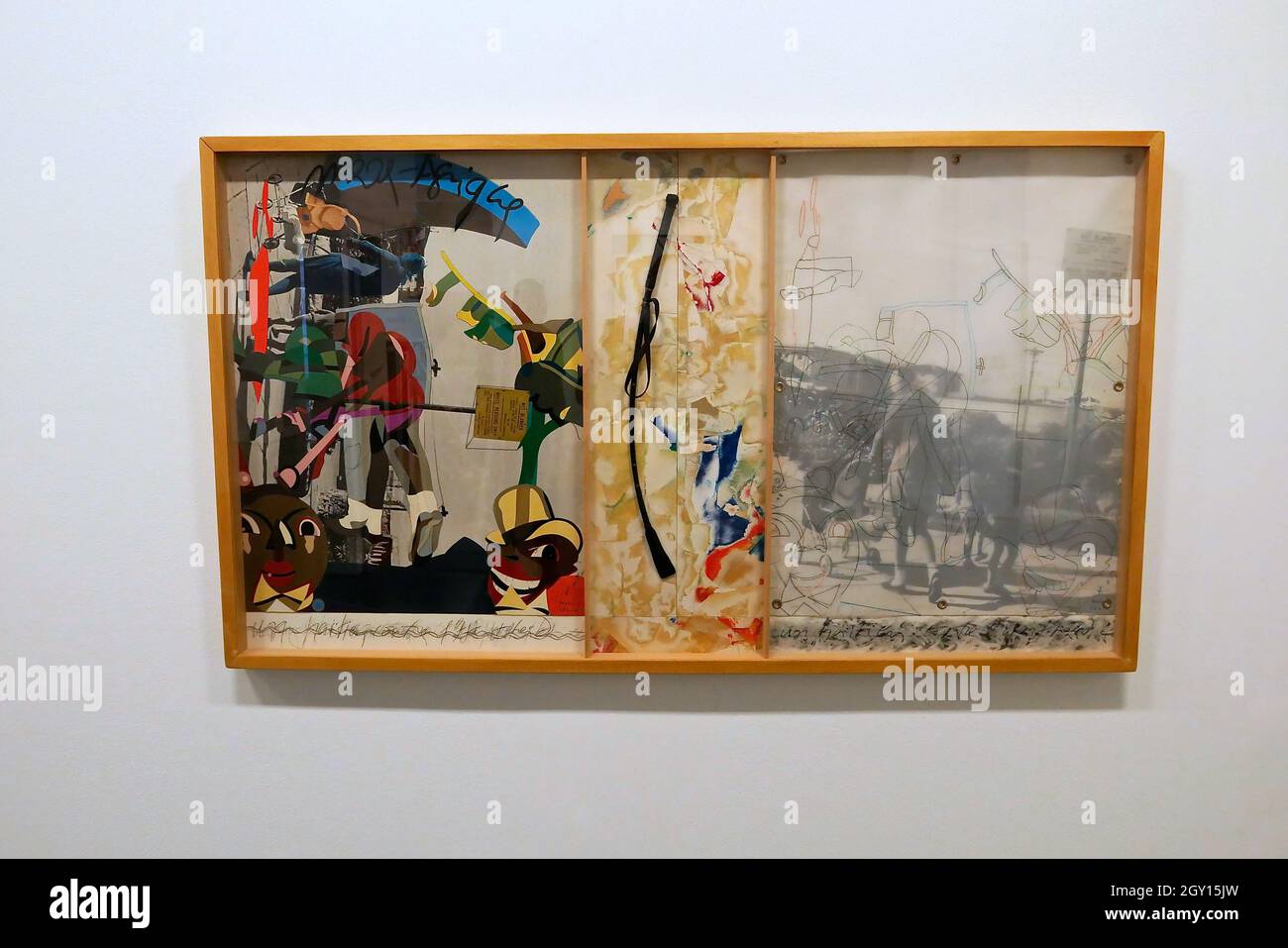 Herve telemaque exhibition at serpentine gallery hi-res stock ...