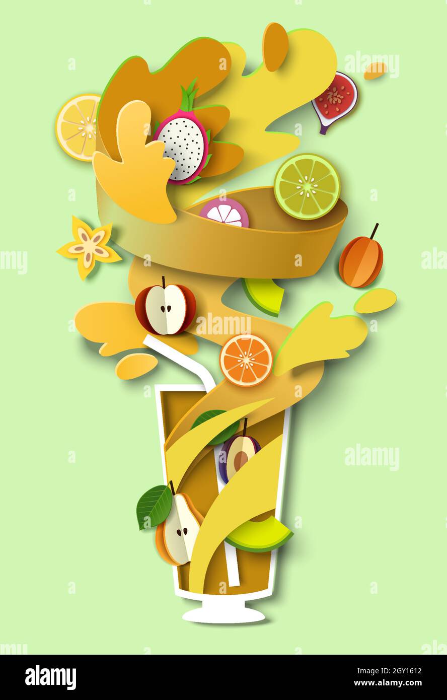 Gourmet food mix Stock Vector Images - Alamy