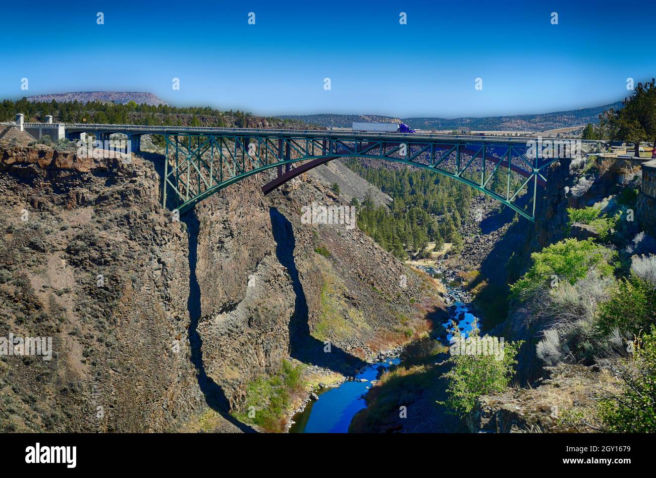 Aerial shot of Peter Skene Ogden park Stock Photo - Alamy