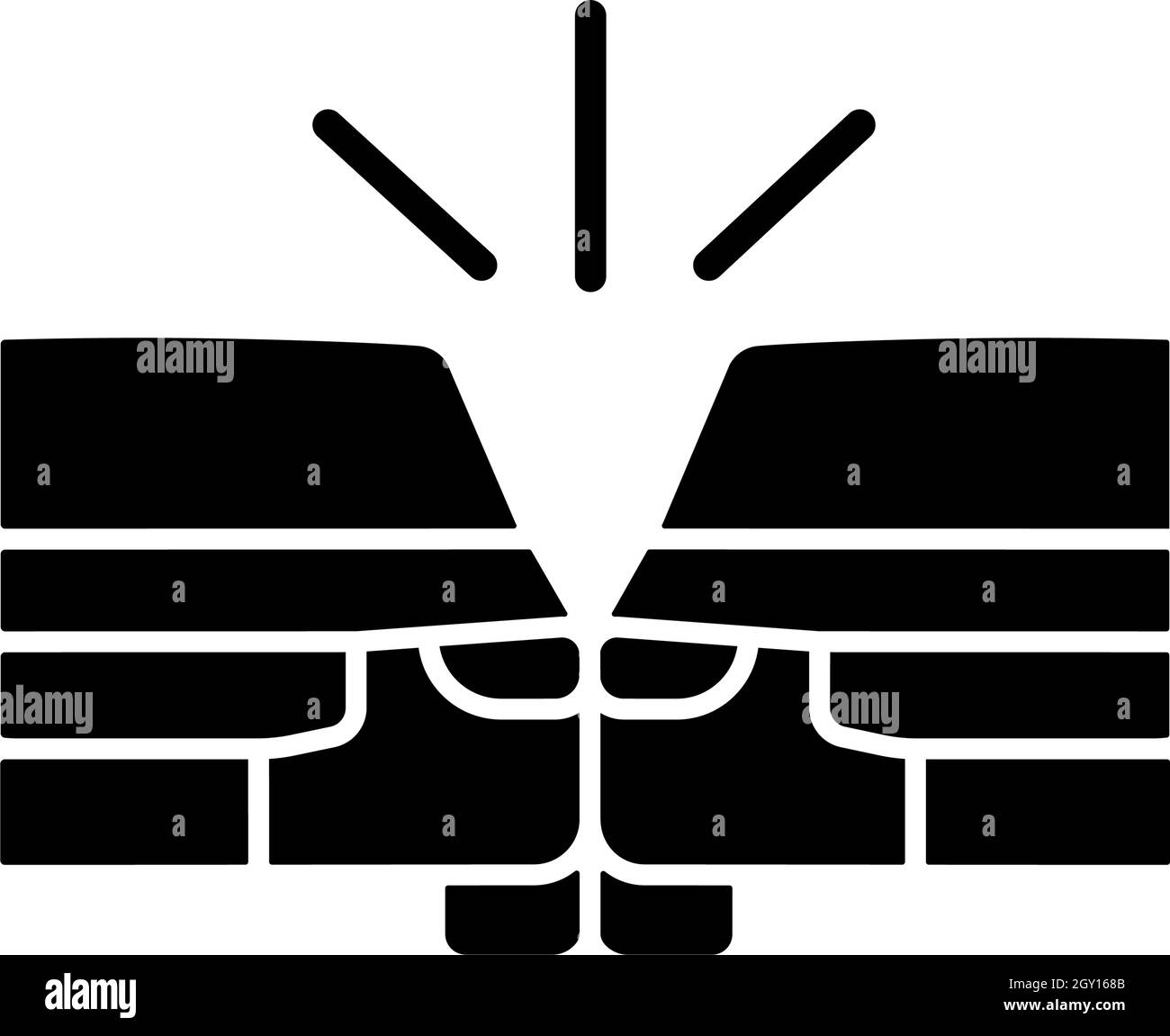 Accident black spot sign hi-res stock photography and images - Alamy