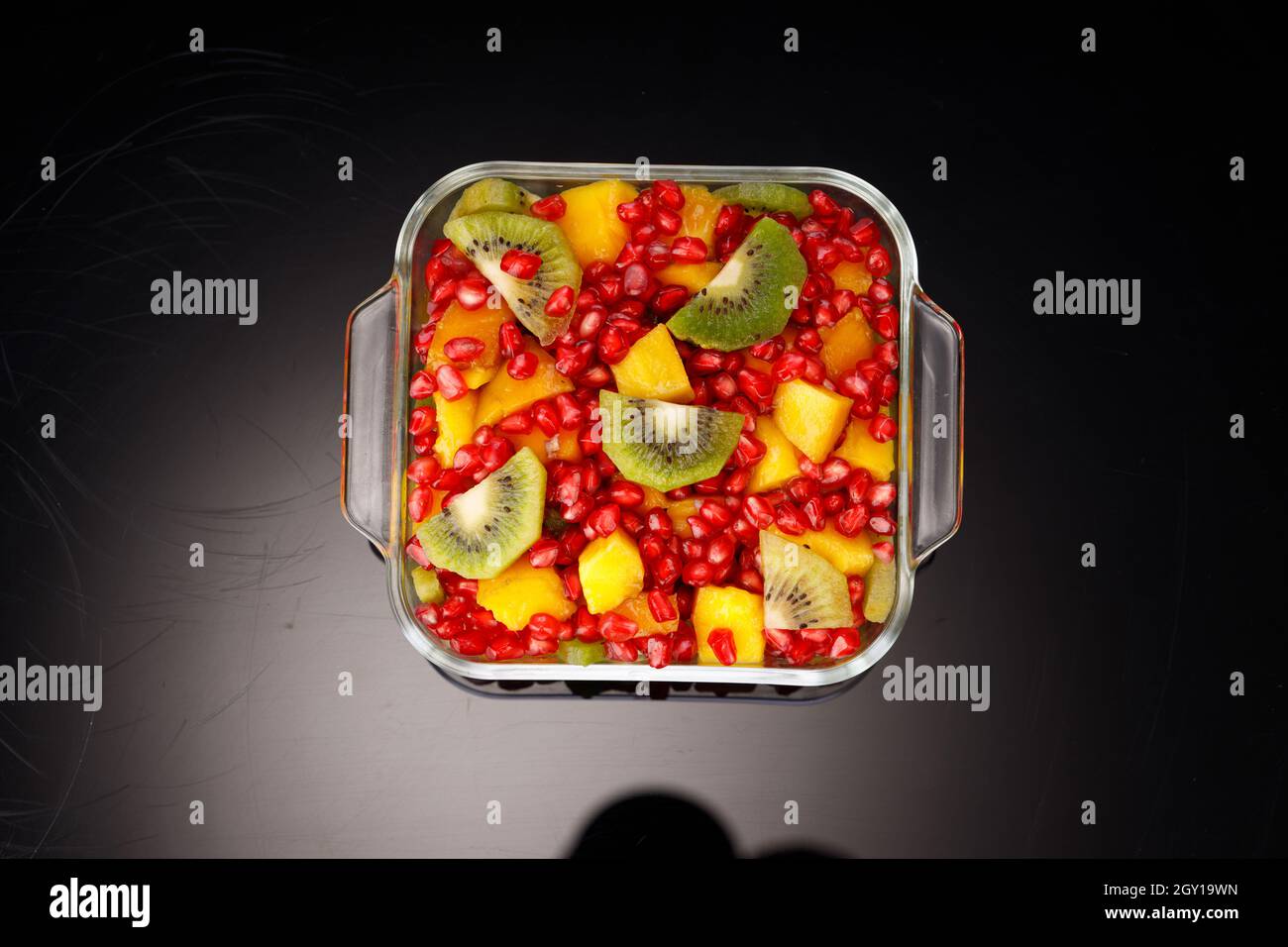 Mixed fruit cut pieces Stock Photo - Alamy