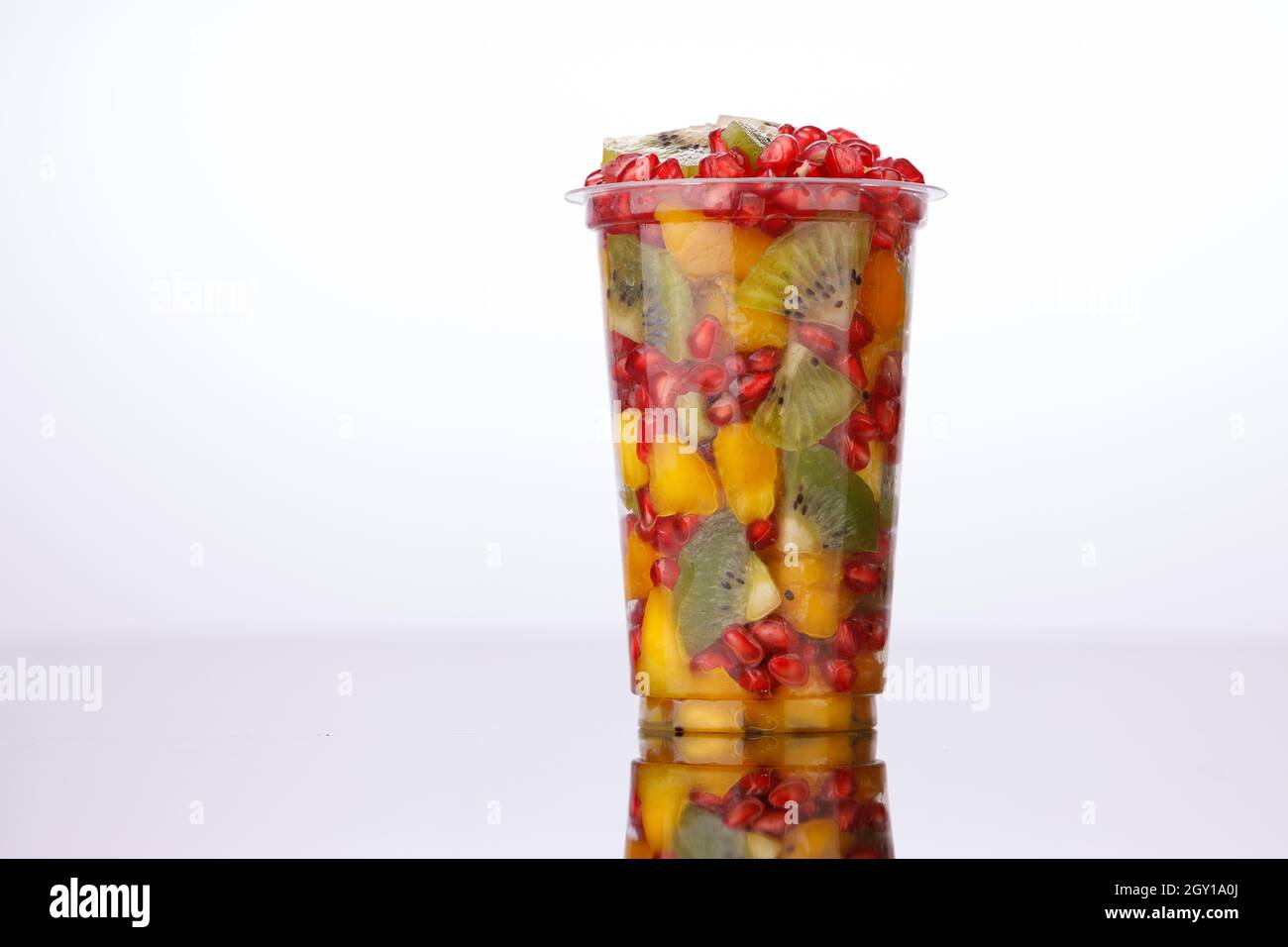 Mixed fruit cut pieces Stock Photo - Alamy