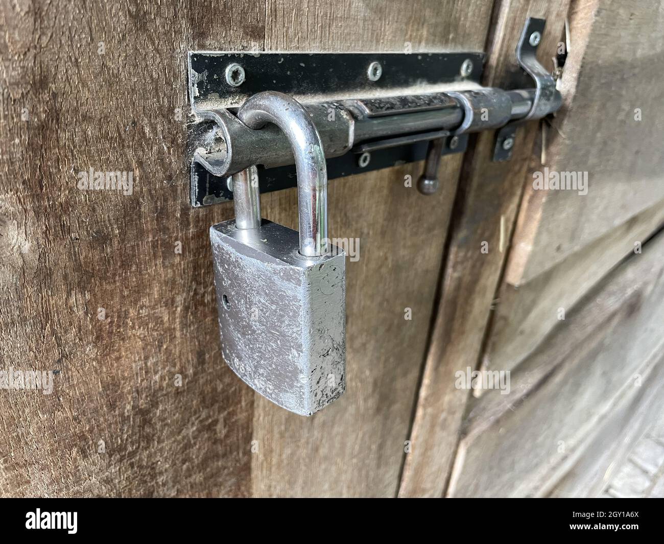Silver lock hi-res stock photography and images - Alamy