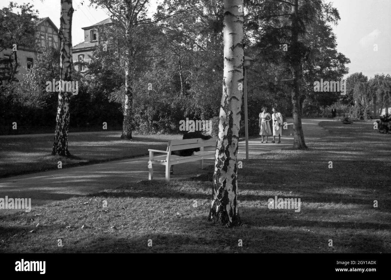 In der Kuranstalt "Jungborn" von Rudolf Just im Harz, Deutschland ...