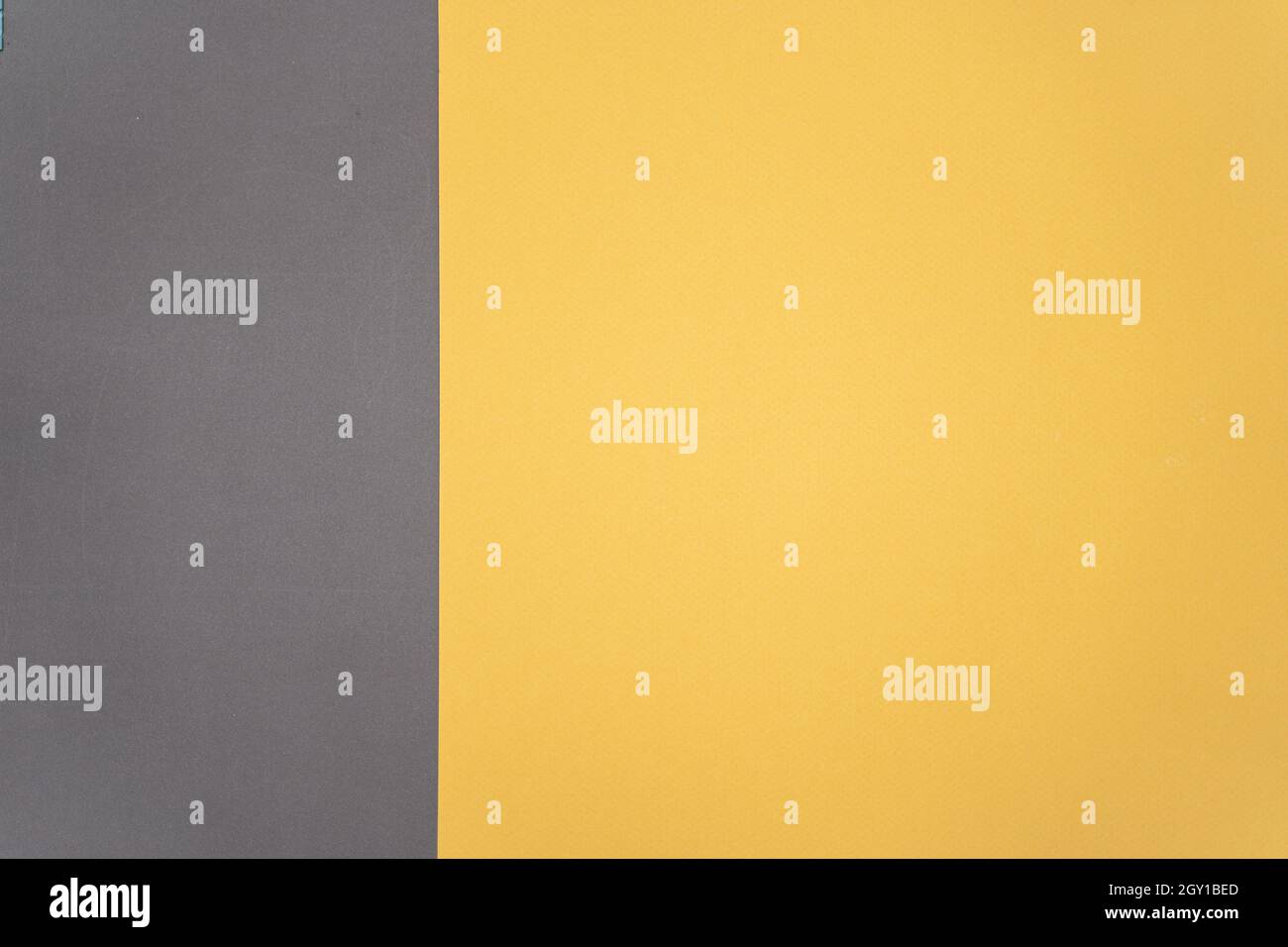 Yellow and gray paper background texture. Colour of the year Stock ...