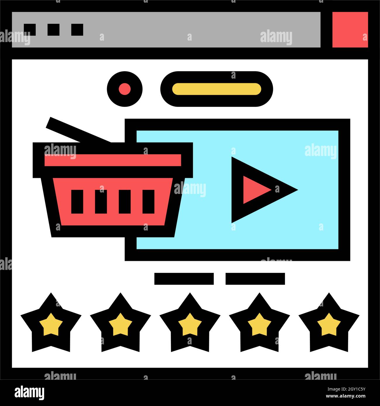 Ecommerce product review Stock Vector Images - Alamy