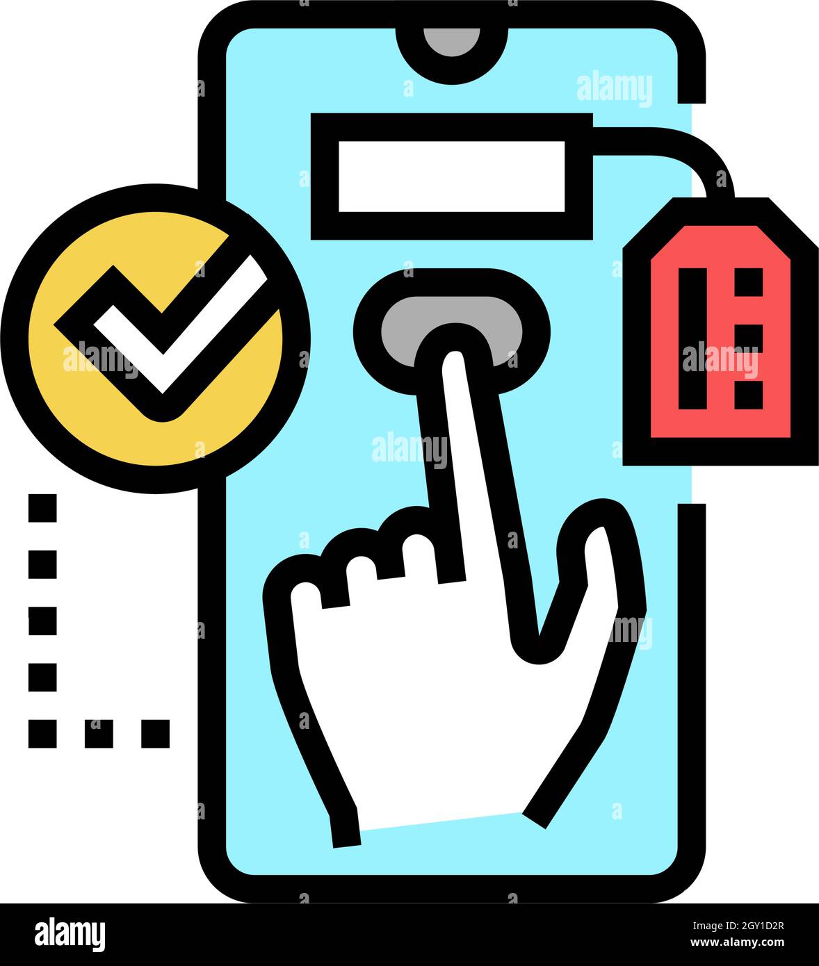 choosing product color icon vector illustration Stock Vector Image ...