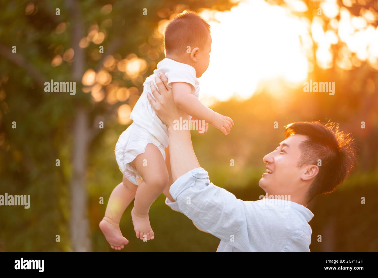 Father grass hi-res stock photography and images - Alamy