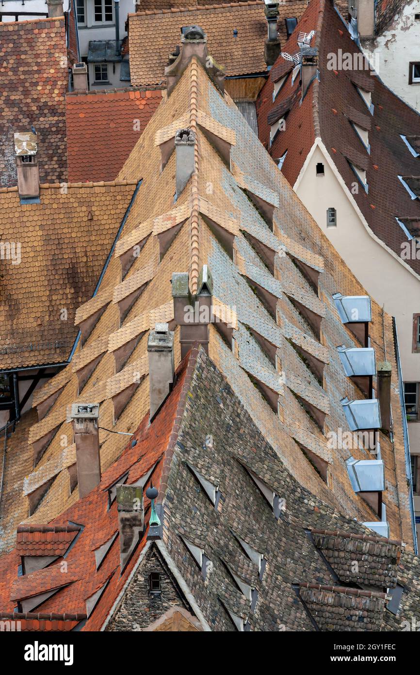 Top view of Strasbourg city Stock Photo - Alamy