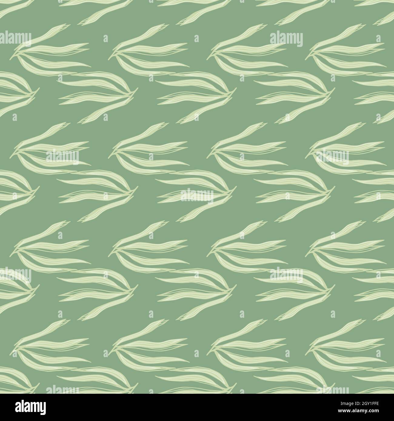 Vintage botanical illustration seaweed Stock Vector Images - Alamy
