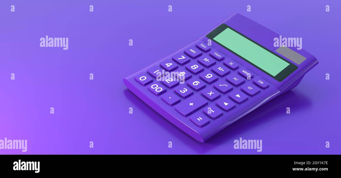 Calculator and business concept Stock Photo - Alamy