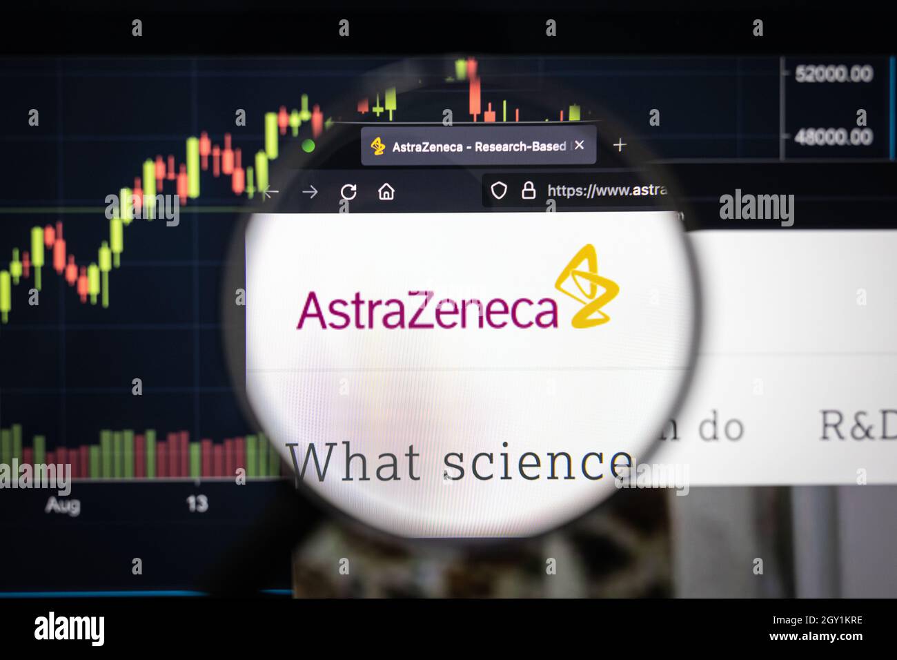 Astrazeneca logo on background hi-res stock photography and images - Alamy