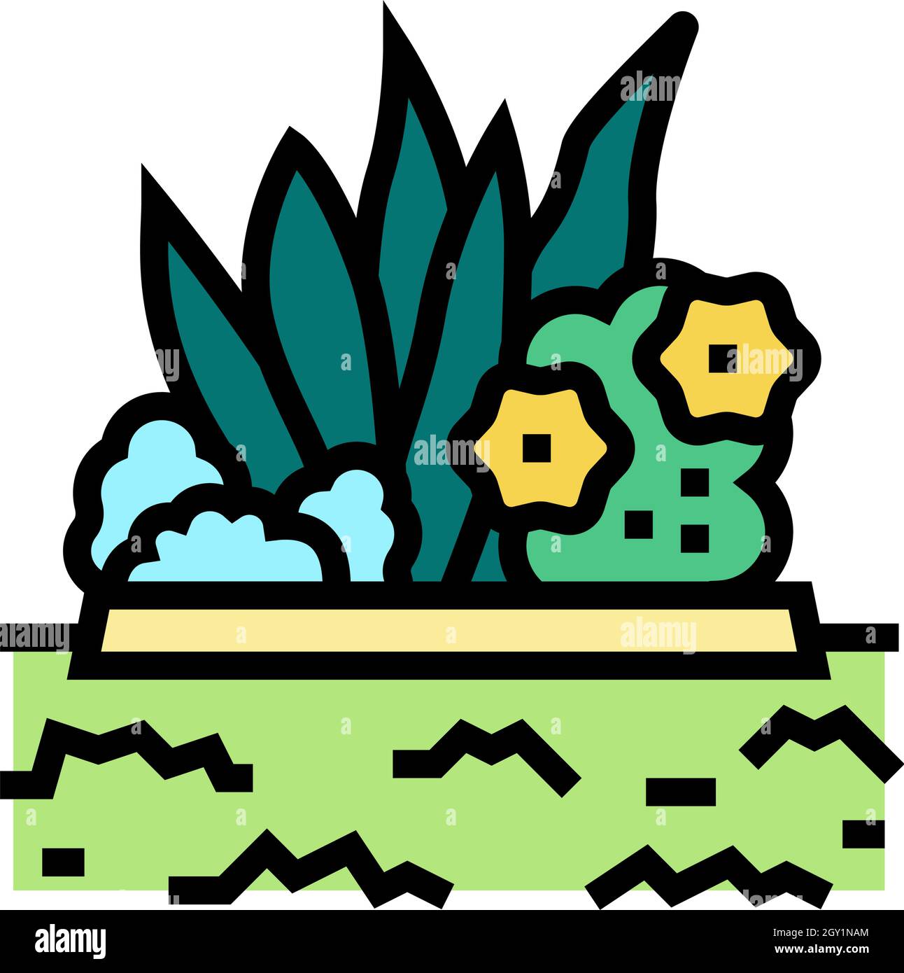 plant installation color icon vector illustration Stock Vector Image ...