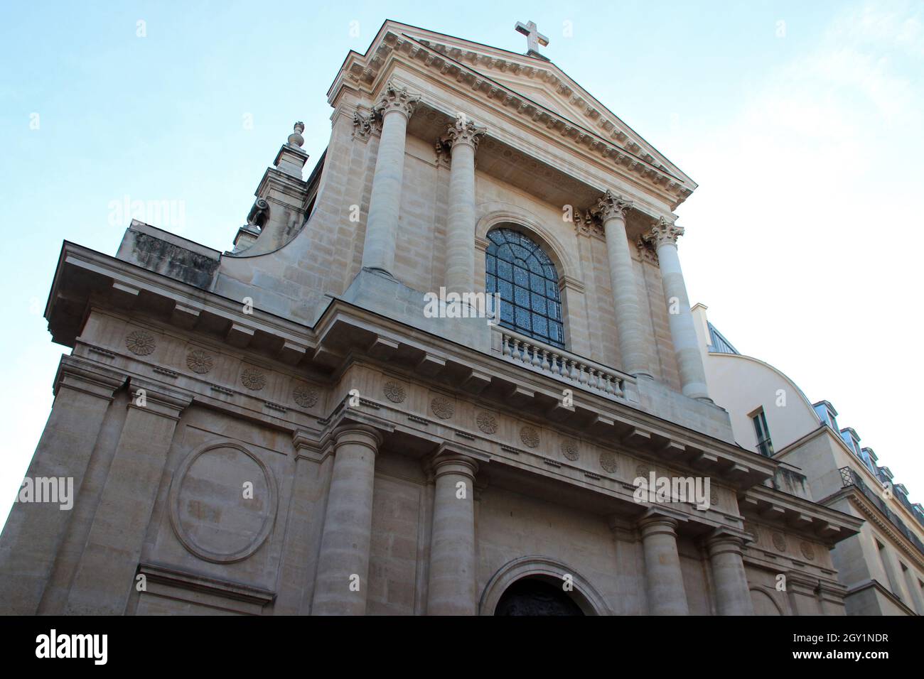 protestant church (oratory of the louvre) in paris (france Stock Photo ...