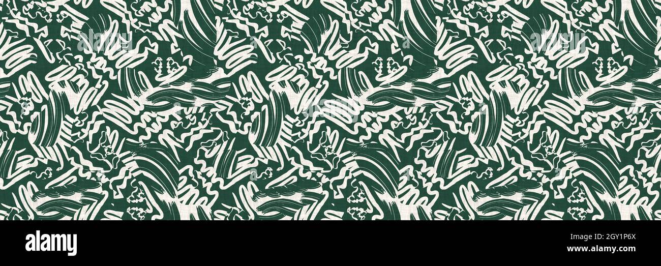 Seamless two tone hand drawn brushed effect pattern border swatch Stock ...