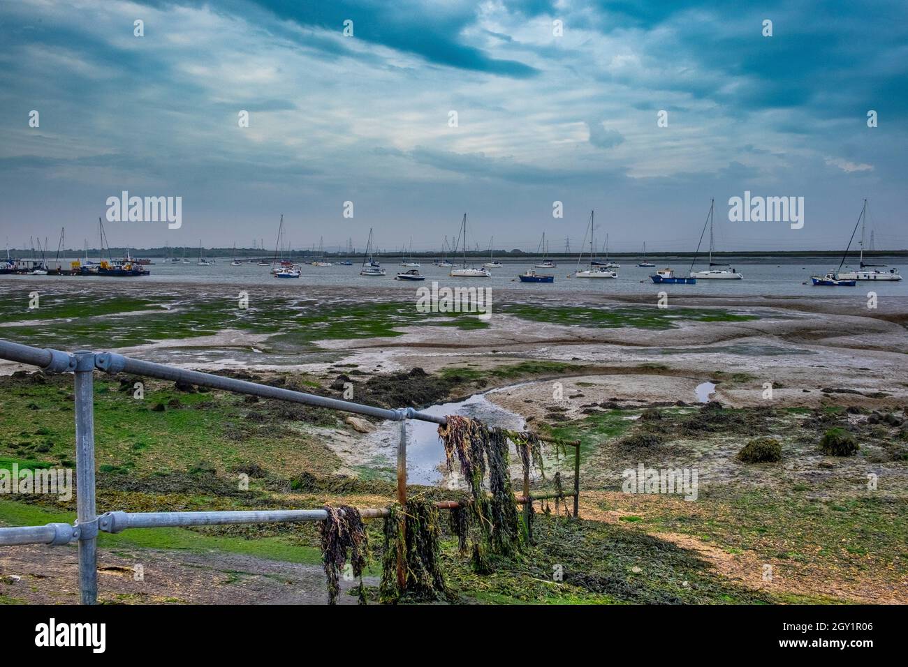 around the area of queenborough harbour in sheerness kent Stock Photo ...