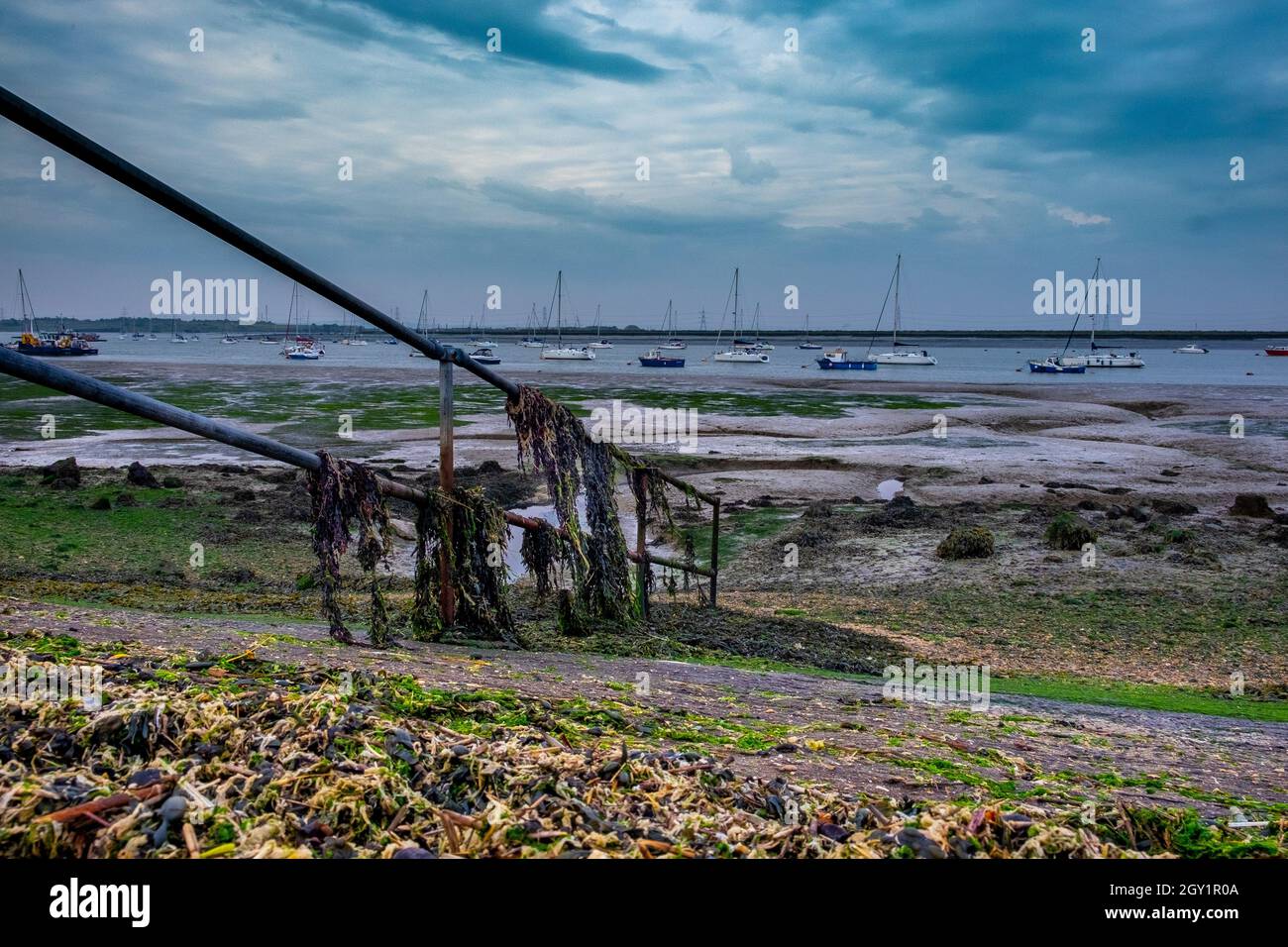 around the area of queenborough harbour in sheerness kent Stock Photo ...