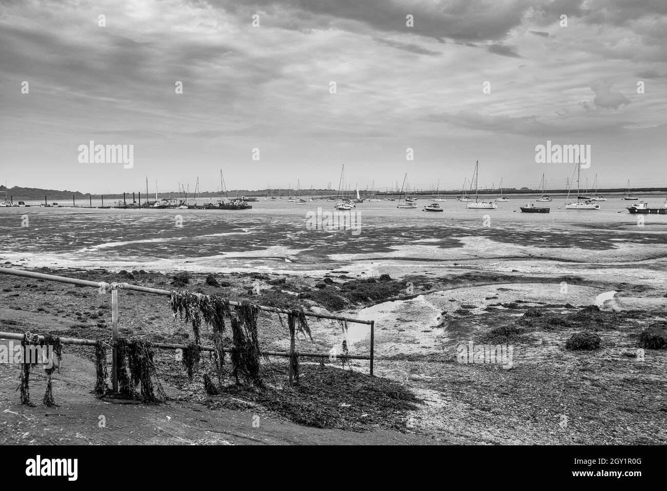 around the area of queenborough harbour in sheerness kent Stock Photo ...