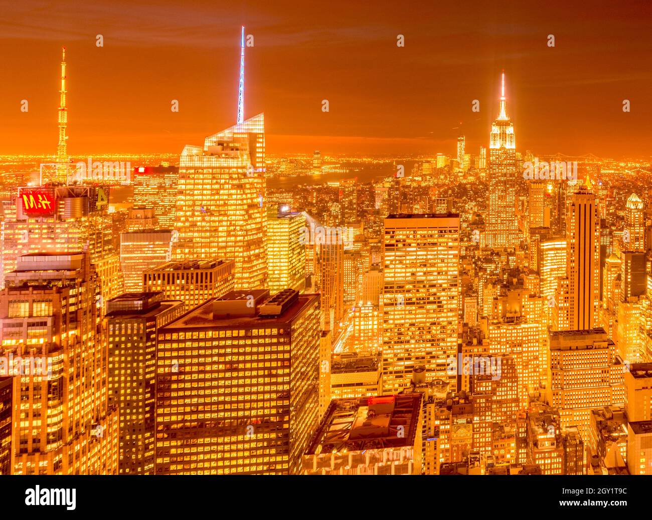 New York - DECEMBER 20, 2013: View of Lower Manhattan on December 20 in ...