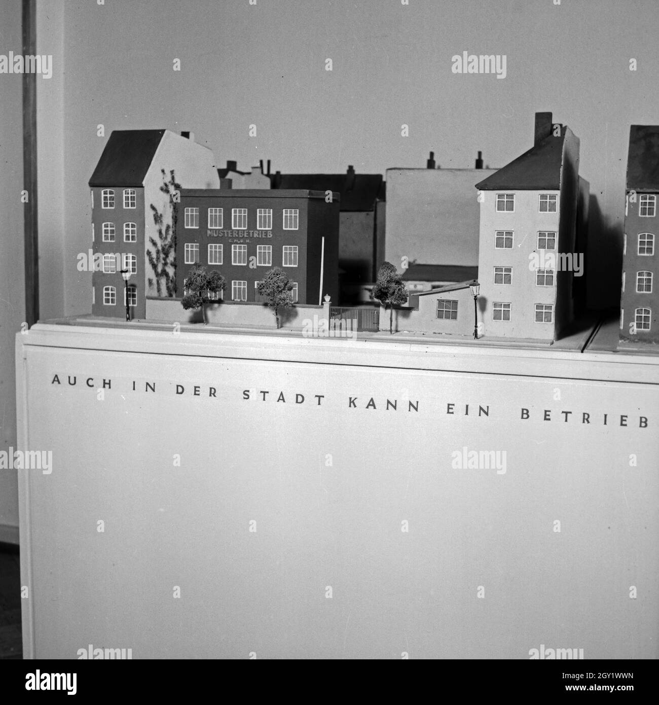 Architectural model of the planned hi-res stock photography and images ...