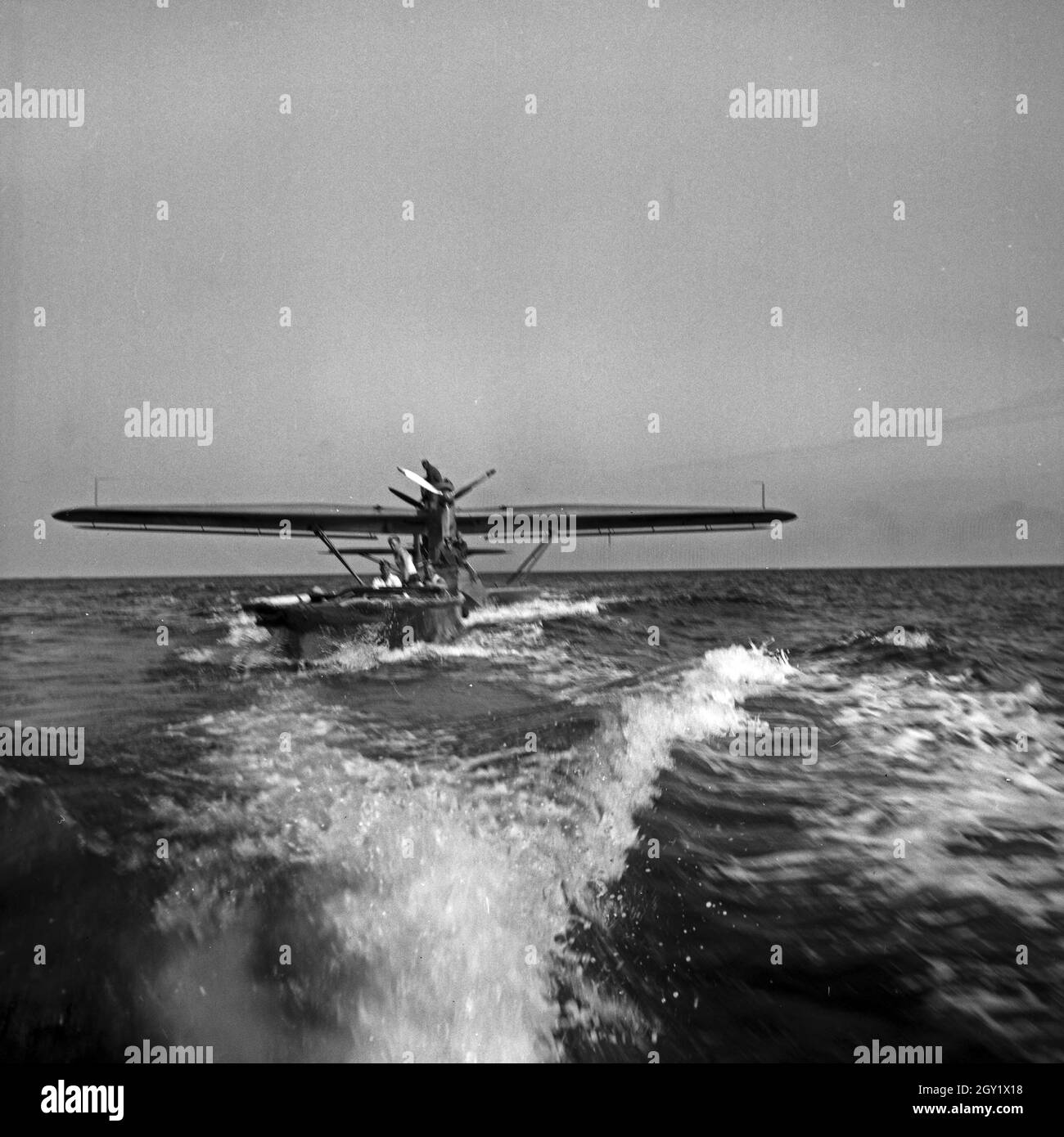 Das Seeaufklärer Heinkel He114 Wasserflugzeug 60 G41 der Deutschen ...