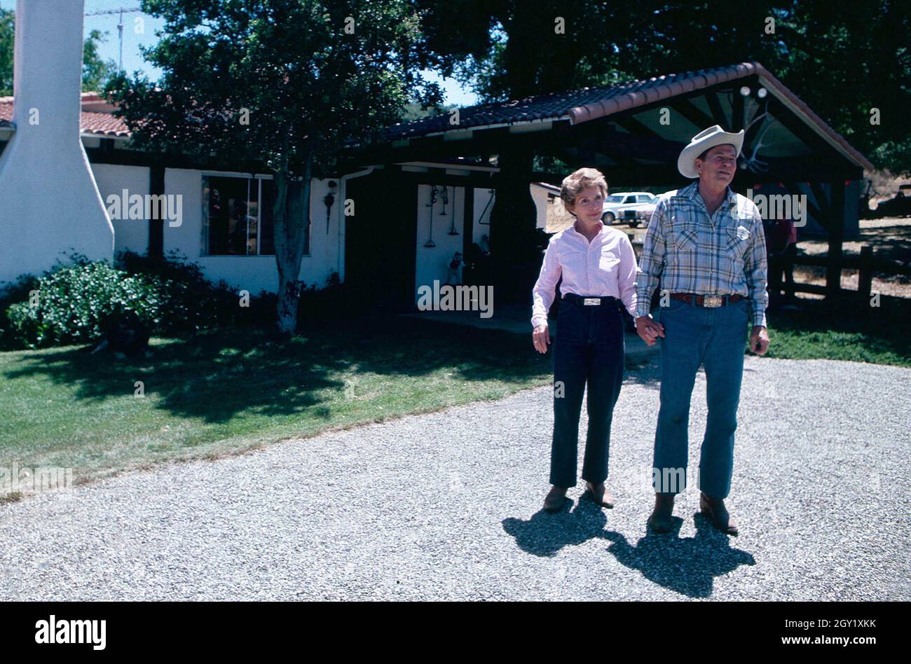 Nancy reagan ronald reagan ranch hi-res stock photography and images ...